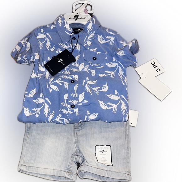 7 For All Mankind | Matching Sets | 7 For All Mankind Baby Boy Set ...